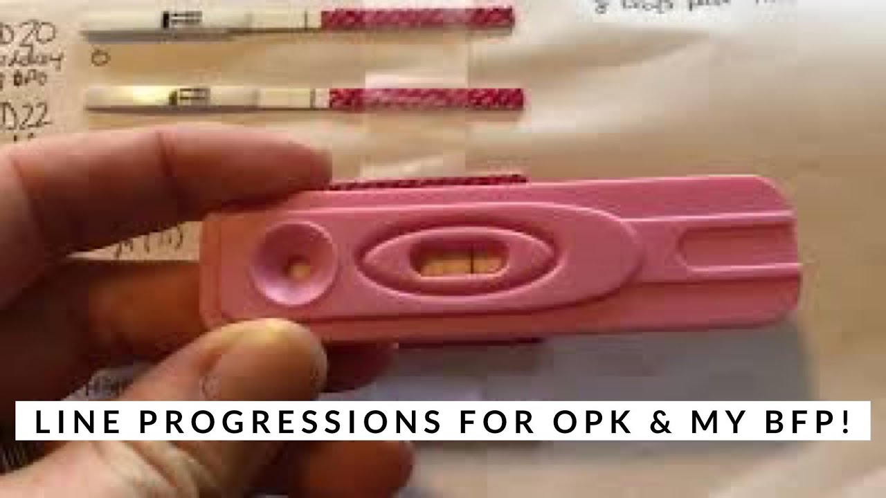 TTC - Line Progressions - OPK & BFP - YouTube