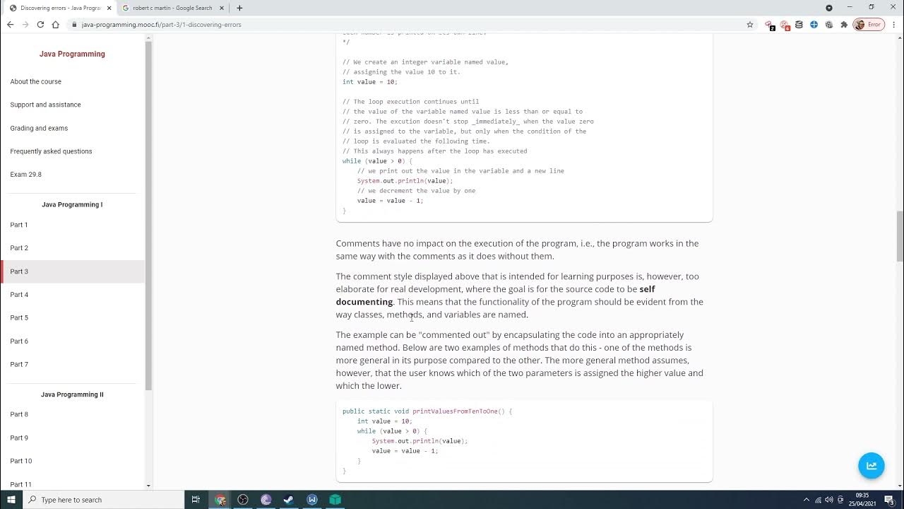 11 Java Helsinki Uni Mooc Programming 1 Part 3 1 Discovering Errors Youtube