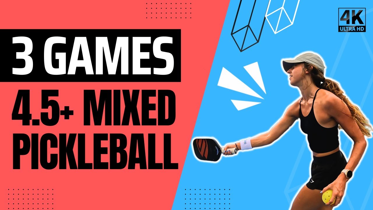 4.5+ Mixed Doubles Pickleball in Rec Play | 3 Games to 11 | Florida ...