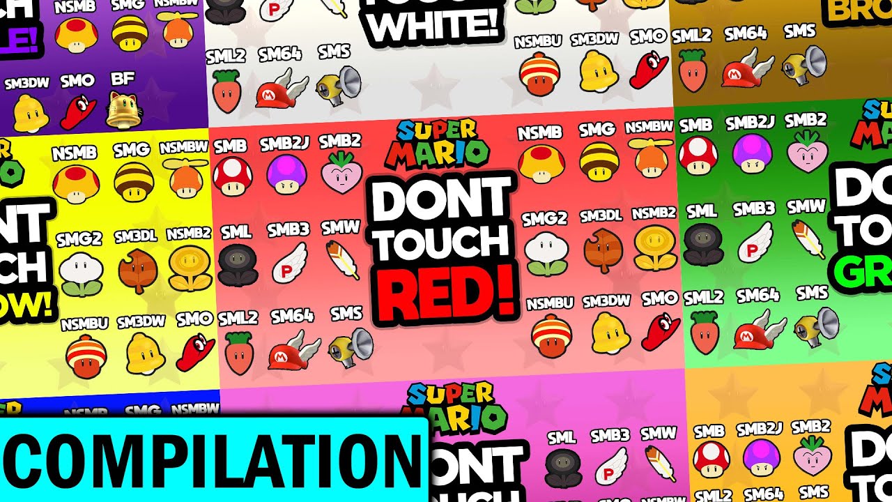EVERY MARIO GAME: Don't Touch Colors Compilation! - YouTube