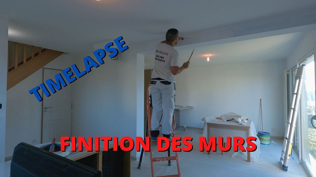 FINITION DES MURS EP.4 TIMELAPSE (HD 4K) - YouTube