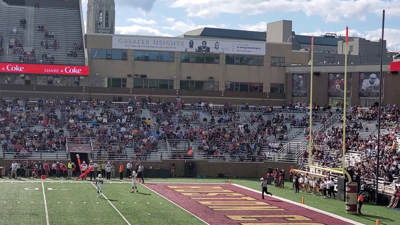 Danny Longman kickoff 1 BC vs Richmond 2019 - YouTube