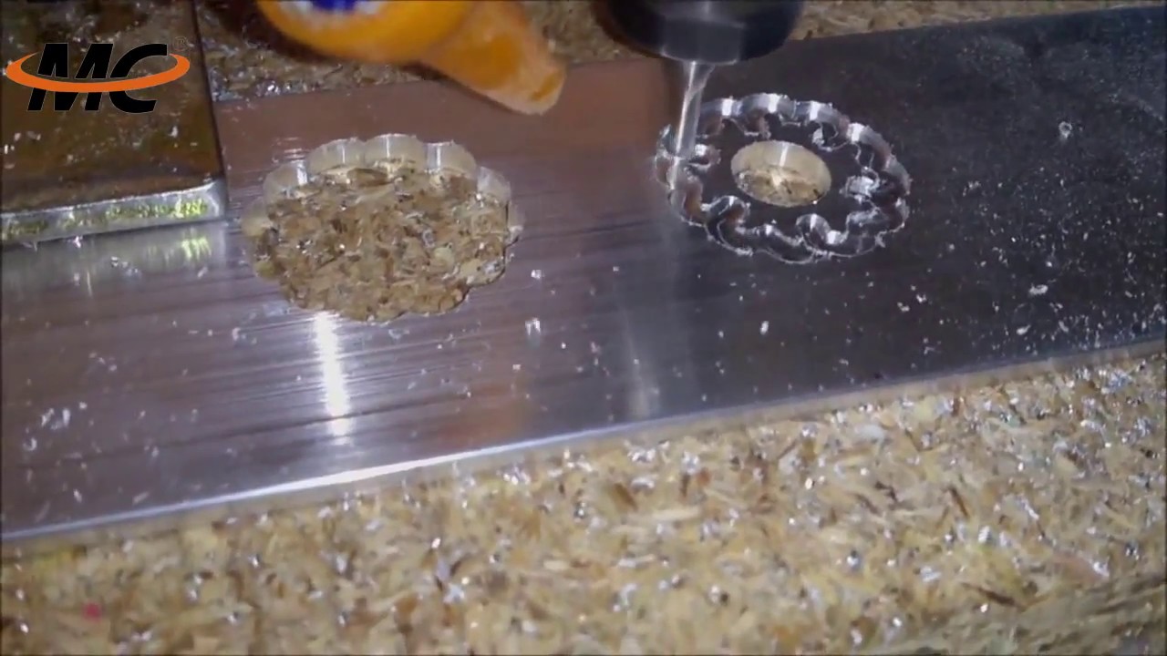 metal cnc router for aluminum - YouTube