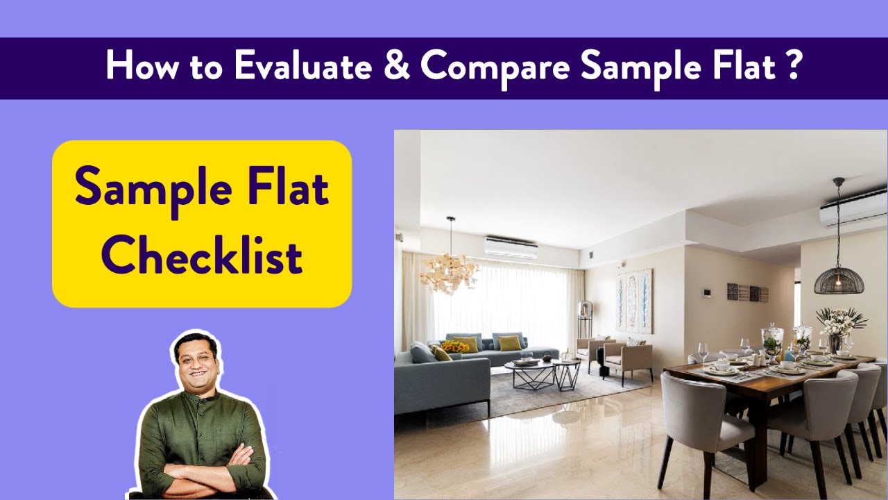 Sample Flat Checklist | How to Evaluate a Sample Flat in a New ...