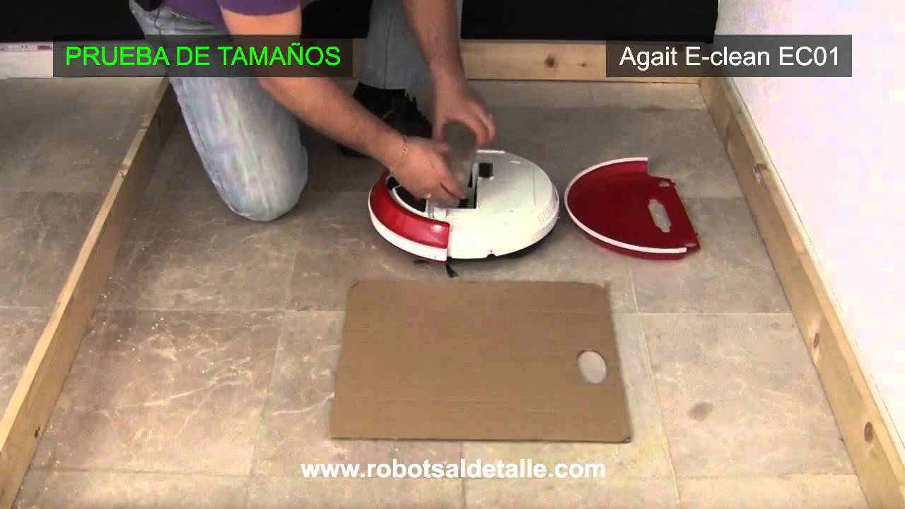 Тест робота-пылесоса Asus Agait E clean EC01 на всасывание - YouTube
