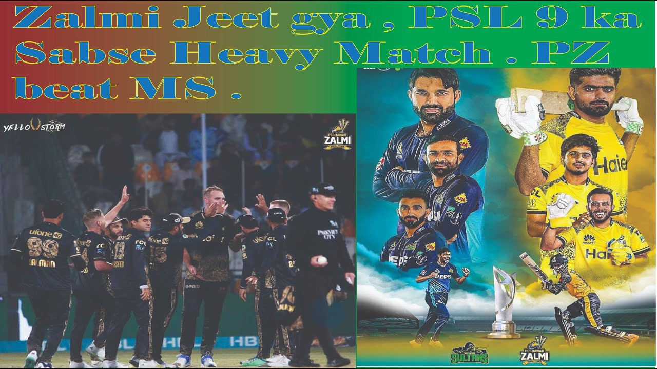 PSL2024/Season9\Peshawar Zalmi vs Multan Sultans, Match no 9 | Watch ...