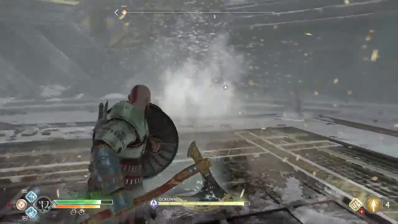 God of War (PS4) - Beating Olrun (Alfheim Valkyrie) - YouTube