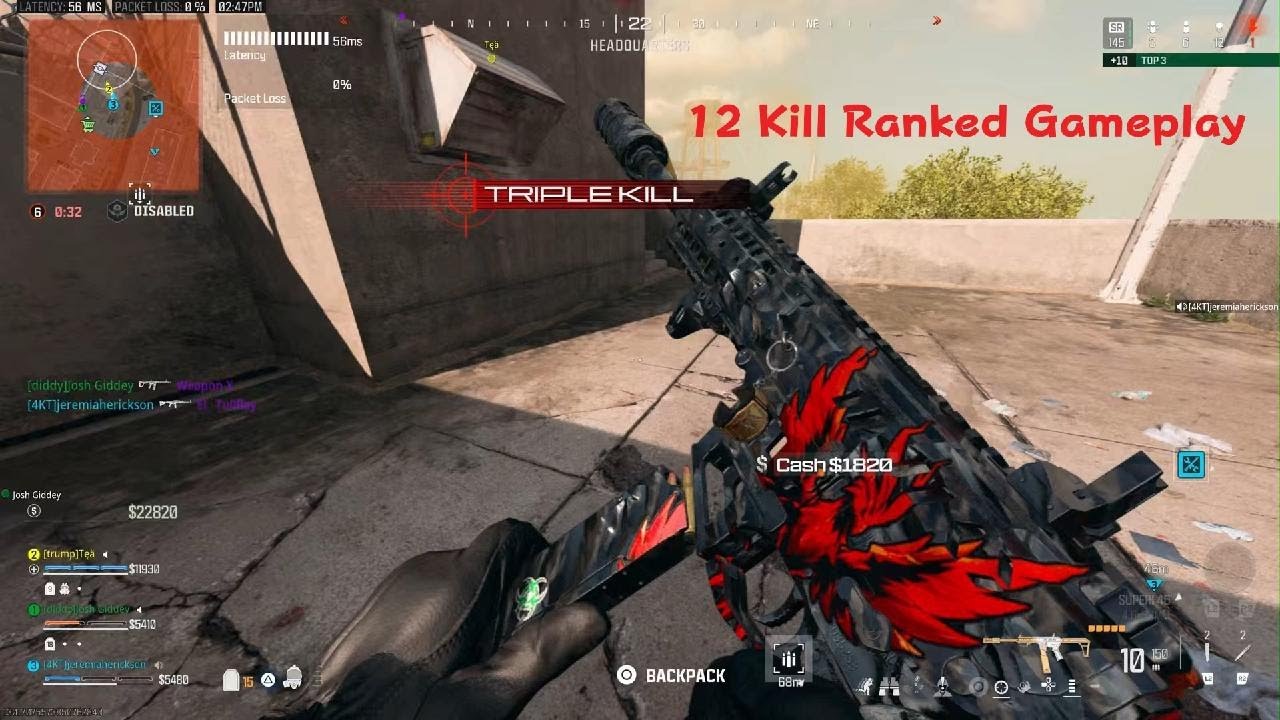 12 Kill Ranked Gameplay!!! - YouTube