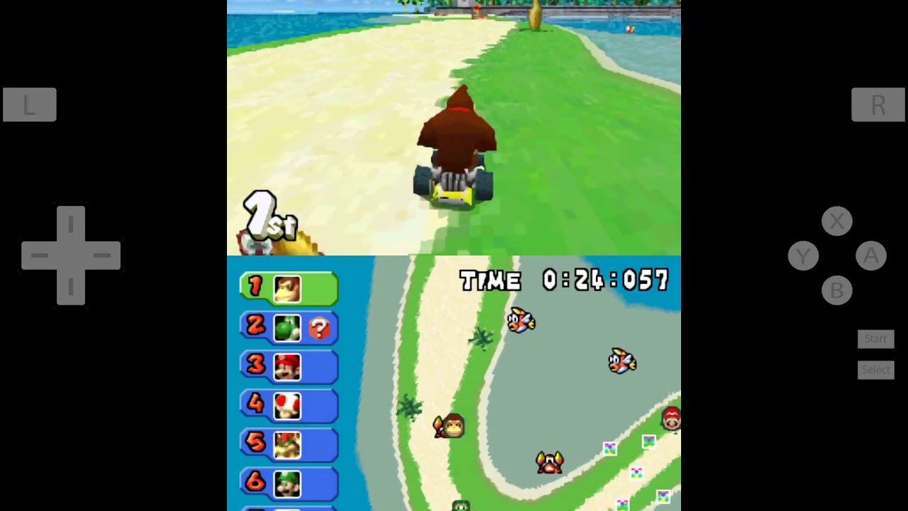 Mario kart ds beta 100cc nitro cup gameplay - YouTube