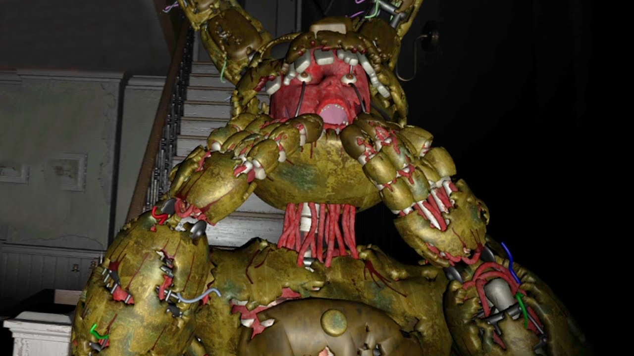 SPRINGTRAP BROKE INTO MY HOME..- FNAF Springtrap Comes Home - YouTube