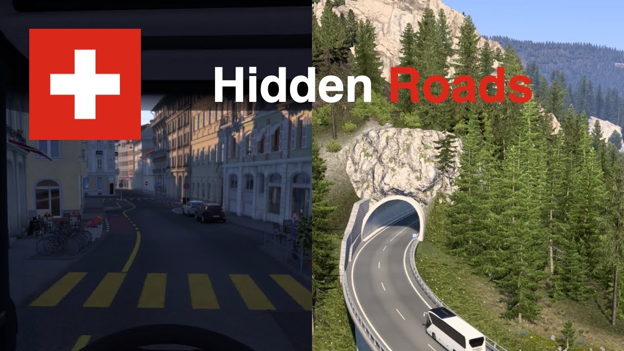 2 Hidden Roads in Switzerland | Euro Truck Simulator 2 - YouTube