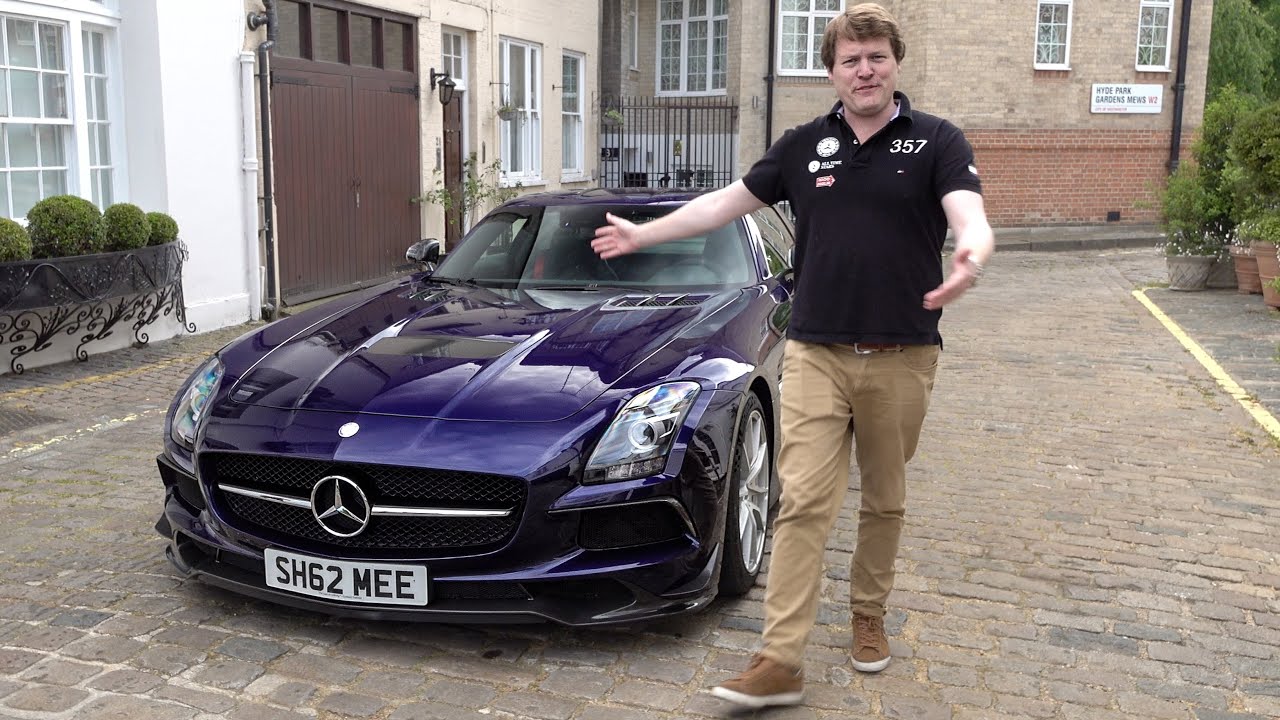 Shmee150 Mercedes SLS Black Series EXCLUSIVE Tour and Driving in London ...