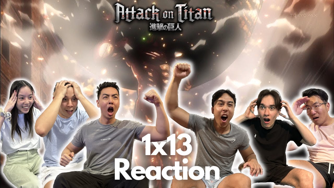 LETS GOOOO !!! | CLUELESS AUSSIES Watch Attack on Titan 1x13 - YouTube