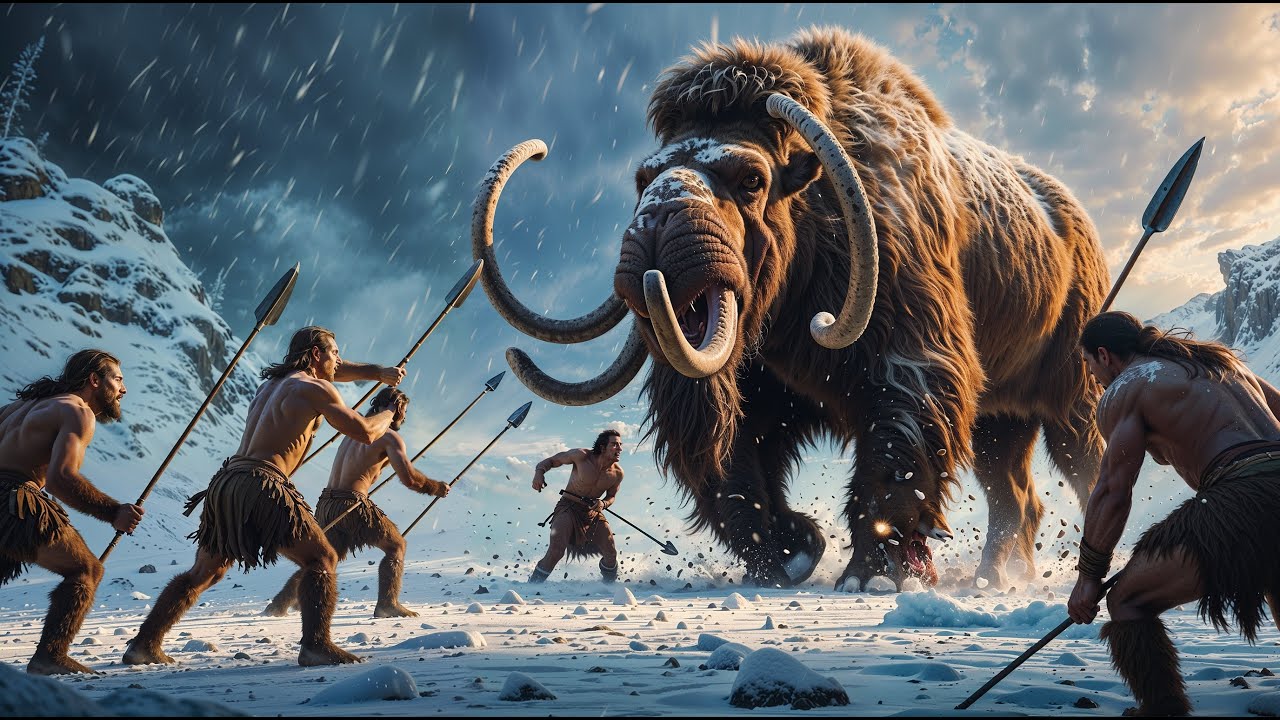 Life Million of Years Ago | How Did Humans Hunt Mammoths in Prehistoric ...