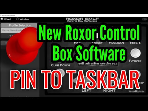 Pin Roxor Control Box To Your Taskbar - YouTube