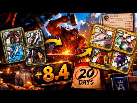 I spent 20 days CRAFTING 8.4 - FULL SPEC Destiny Board | Gordinh - ALBION ONLINE