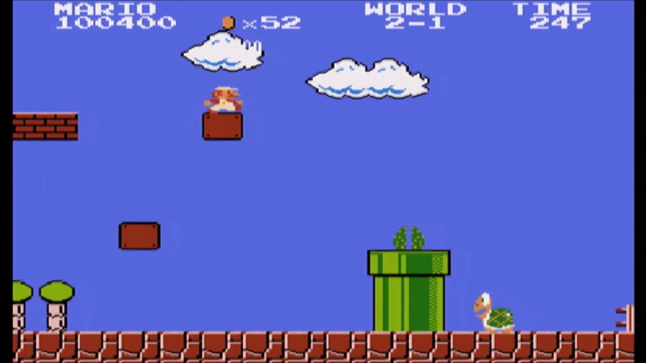 NES - Super Mario Bros Reverse Mushroom Glitch - YouTube