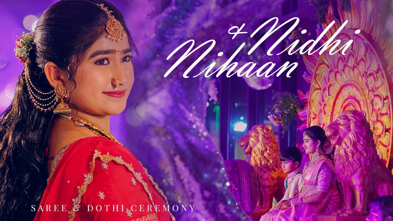 The Evolution of Half-Saree & Dothi Ceremonies - Nidhi & Nihan Full ...