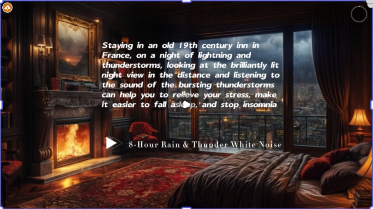 Thunderstorms in an Old French Inn at Nigh to Relieve Stress and Cure ...