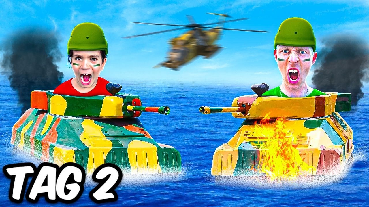 Wer als letztes den MINI PANZER verlässt gewinnt 10.000€!😱 - YouTube