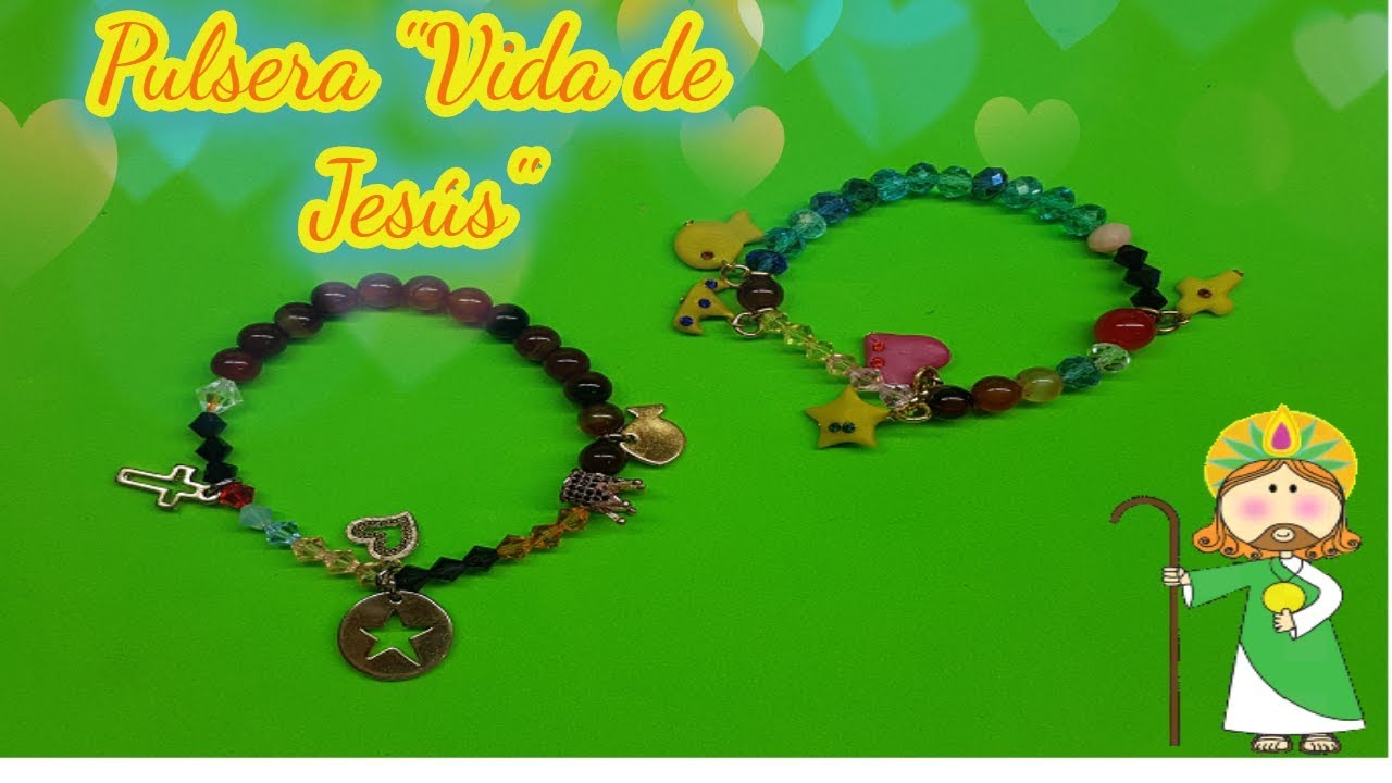 Hermosa Pulsera 💖"Vida de Jesús"💖 Super Facil - YouTube