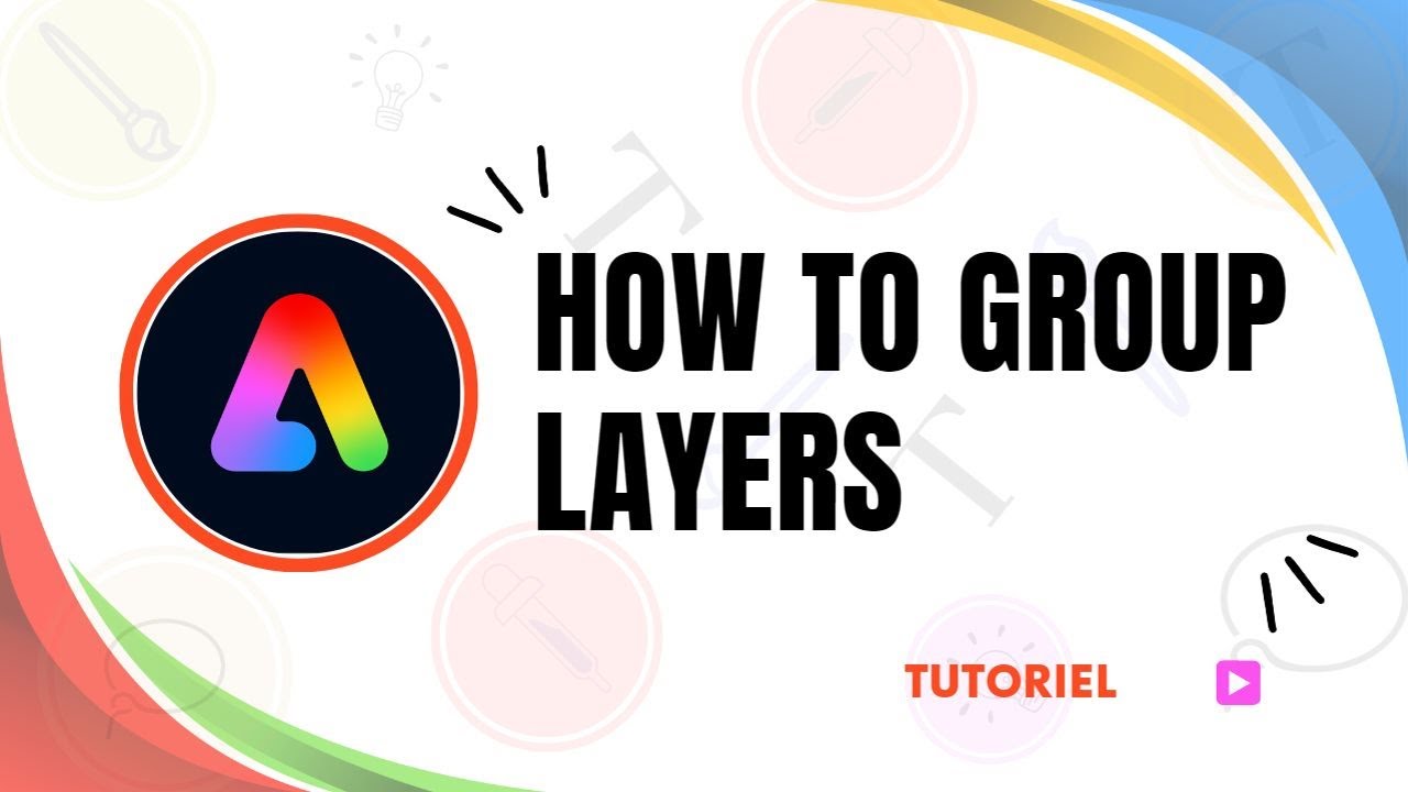 How to group layers in adobe express - YouTube