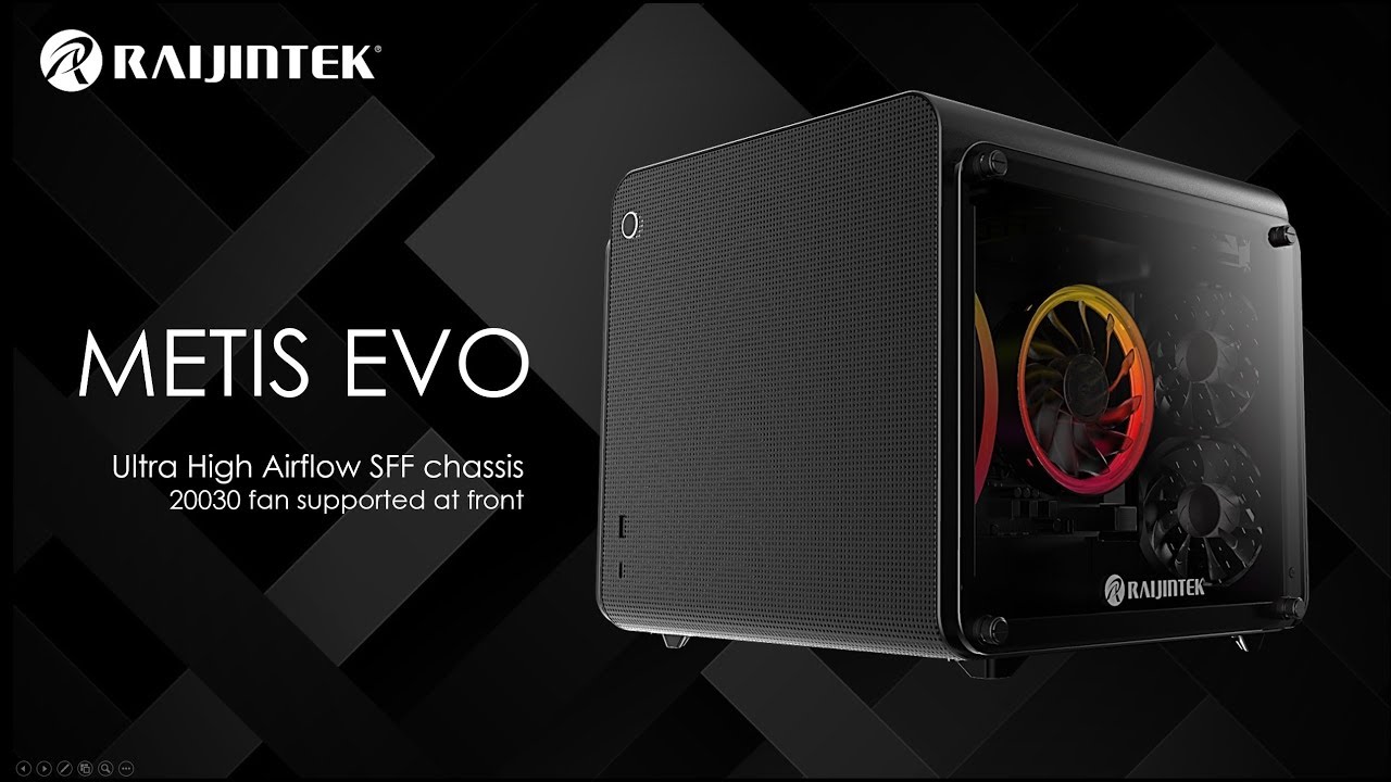 RAIJINTEK 200mm AIO MINI-ITX CASE - METIS EVO - YouTube