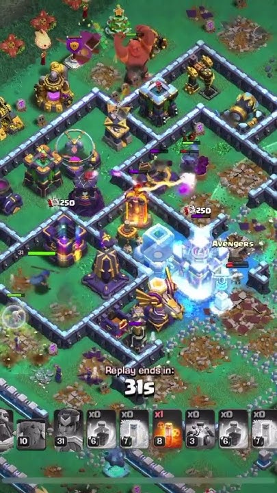 TH15 Root Rider + Witch Attack Strategy | Easy 3 Star War Base Smash! #clashofclans #coc # ...