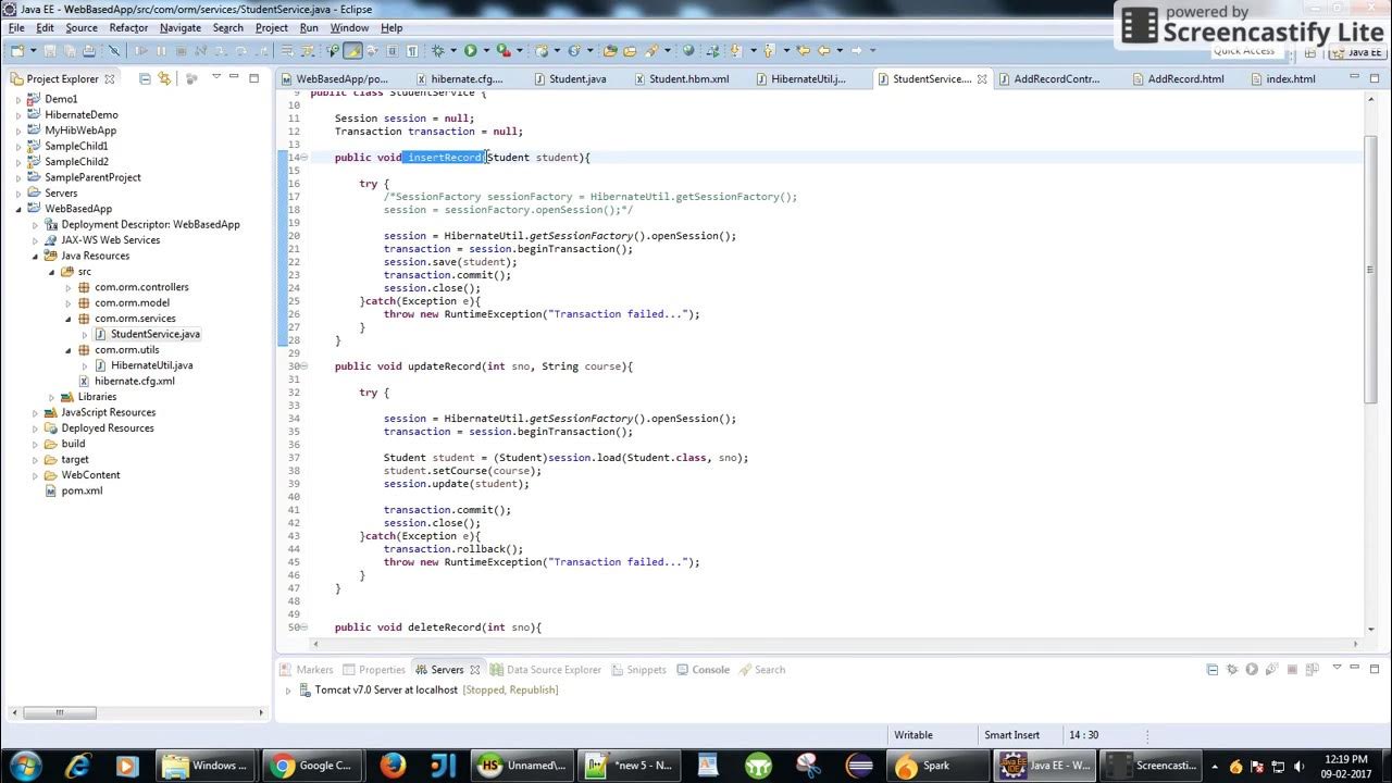 Hibernate Web Project Setup Demo2 - YouTube