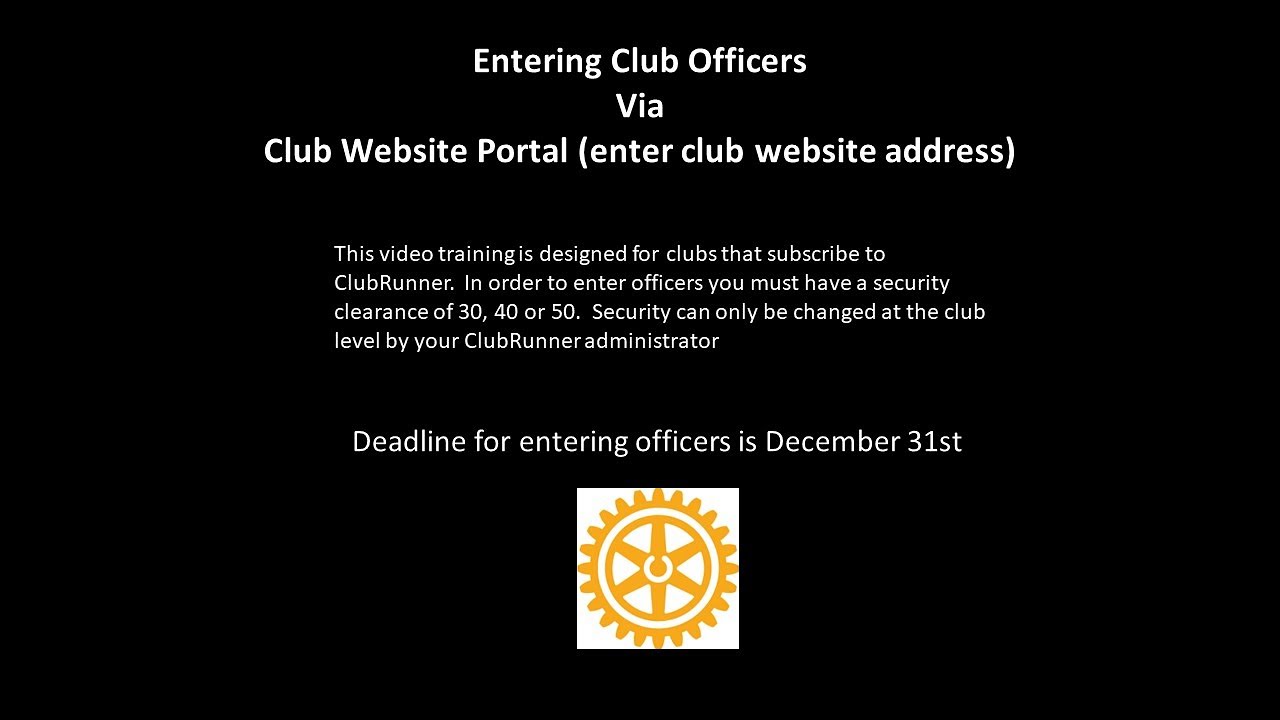 2024 Entering Officers Club Portal - YouTube