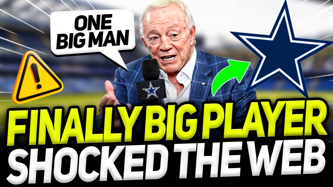 🔥🏈BIG SURPRISE! EXCELLENT SIGNING FOR DALLAS COWBOYS? LOOK AT THIS ...