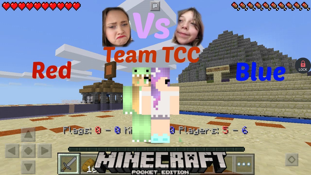 Minecraft Pe Capture The Flag Lifeboat With Abigail - YouTube