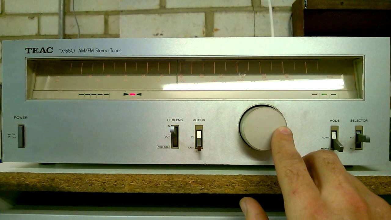 TEAC TX-550 - YouTube