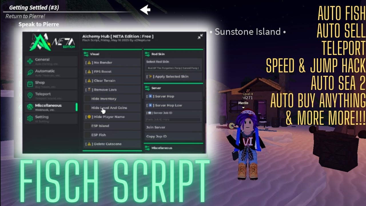 BEST FISCH SCRIPT MAY 2025 🚀 | AUTO EVERYTHING | OP GUI | FREE & EASY ...