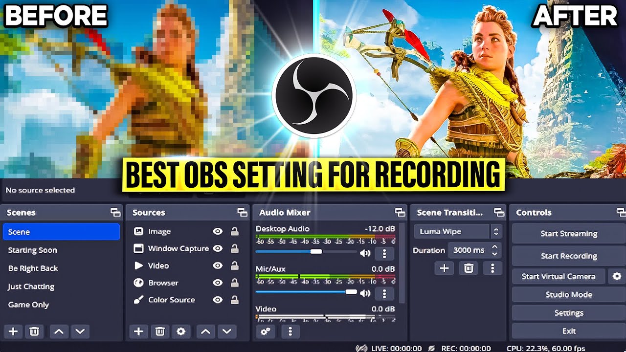 Unlock Pro-Level OBS Recording in 5 Minutes 🎮🔥 - YouTube