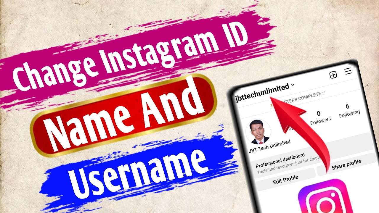 How to Change Instagram Id Name And Username - YouTube