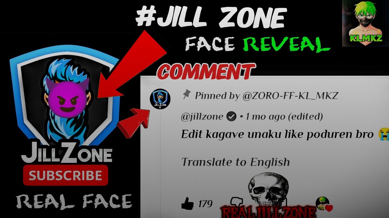 Jill zone face reveal orginal video - YouTube