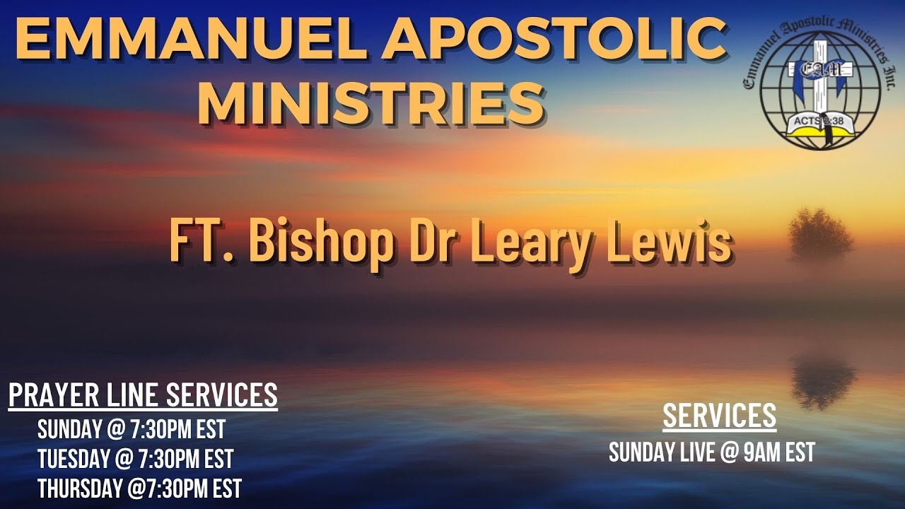 Don't Blame God! | Ft. Bishop Dr. Leary Lewis | 10/15/2023 | E.A.M Inc ...