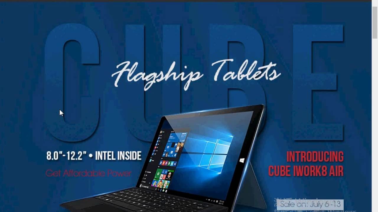 CUBE tablet--buy good CUBE tablet from Gearbest - YouTube