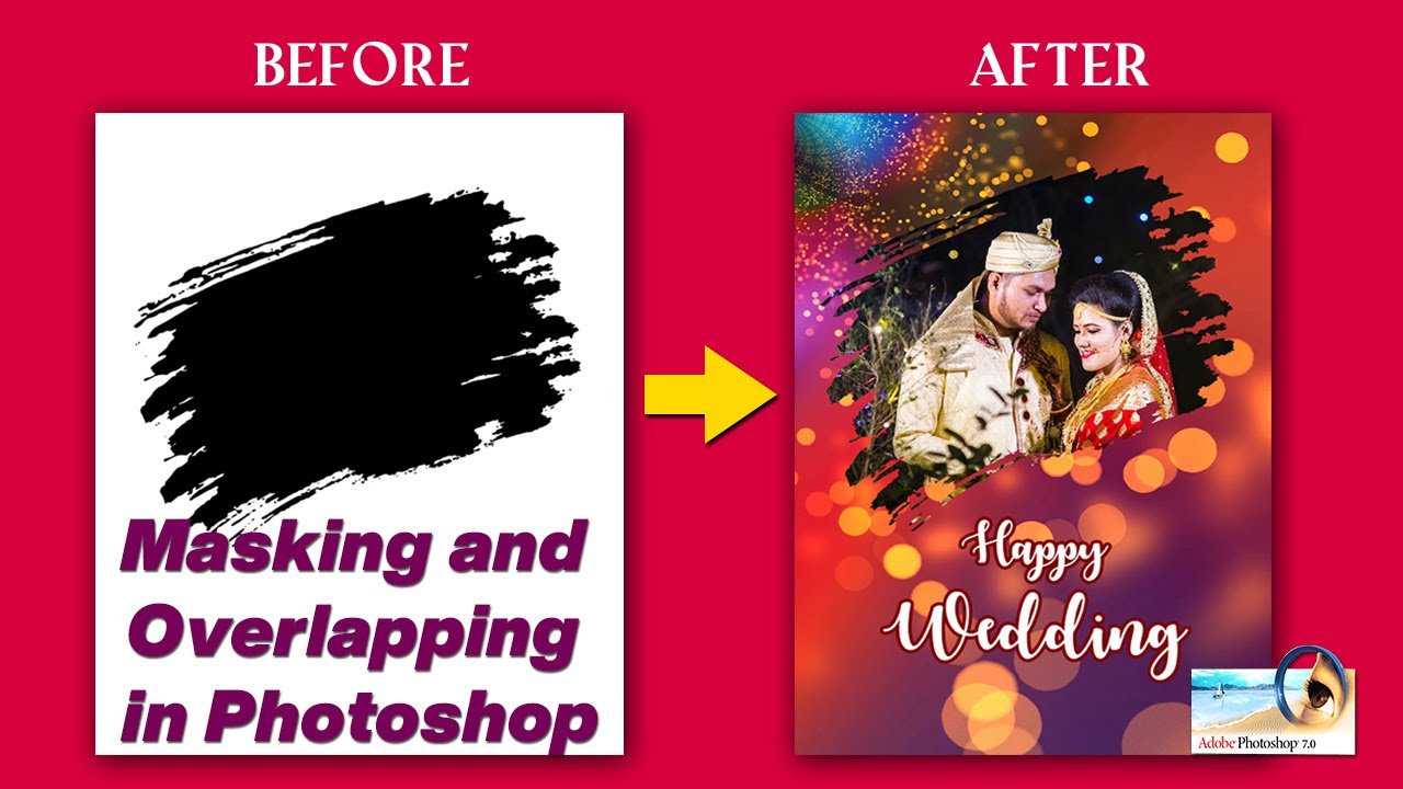 Photoshop Overlapping and Masking Tutorial in Odia - YouTube