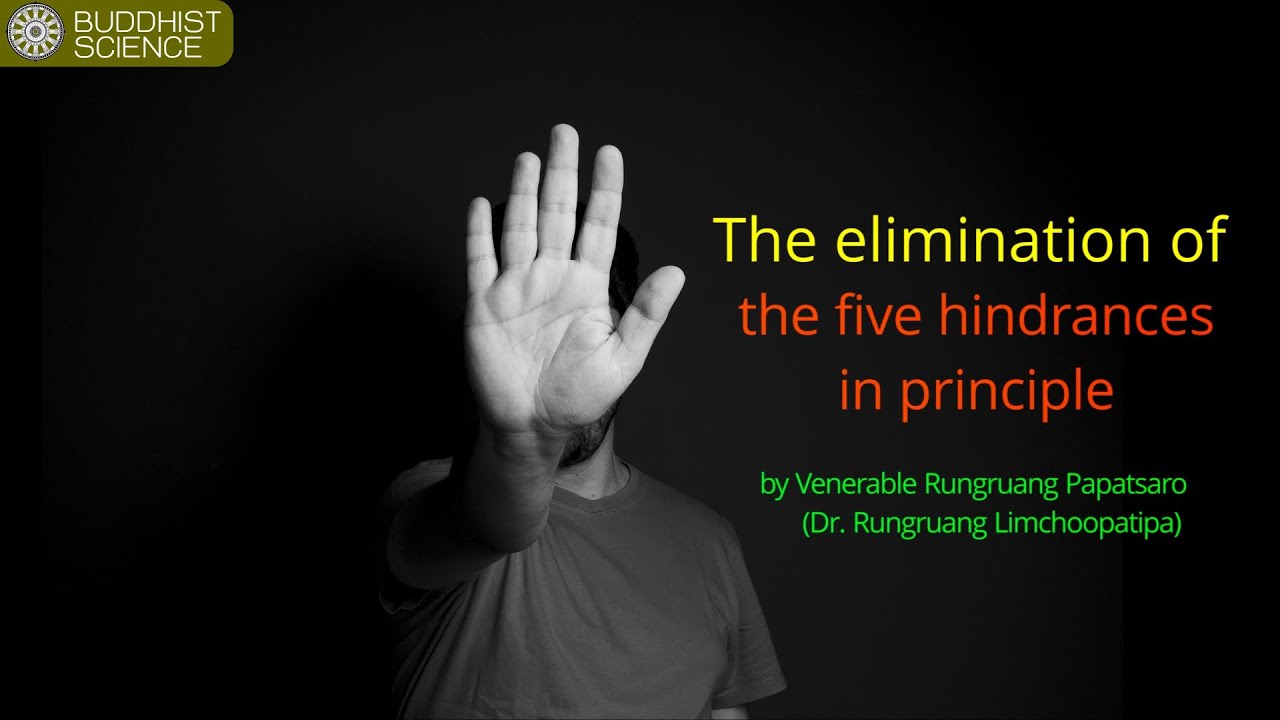 The elimination of the 5 hindrances in principle - YouTube