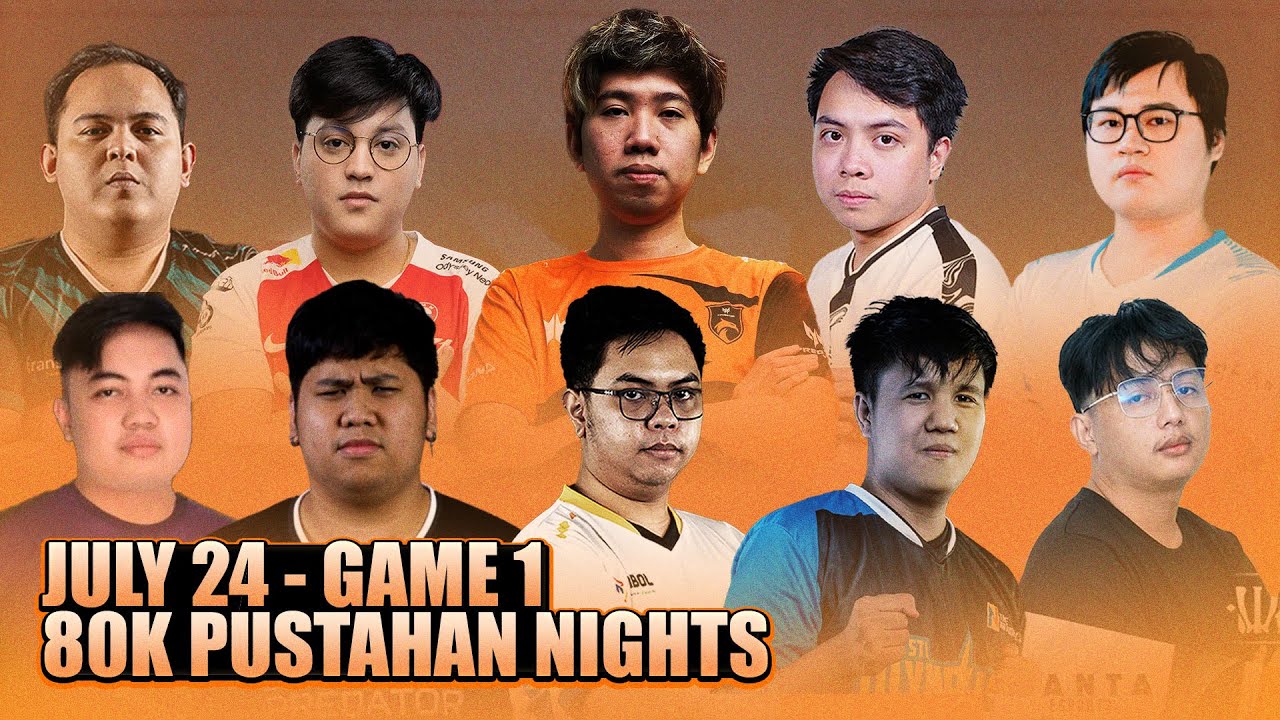JULY 24 - 80K PUSTAHAN GAME 1 - IVORY + BOB VS KUKU, KARL, ABAT, FORCE ...