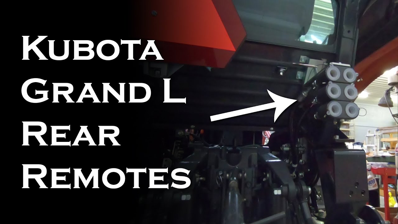Adding Rear Remotes To Kubota L3560 - #49 - YouTube
