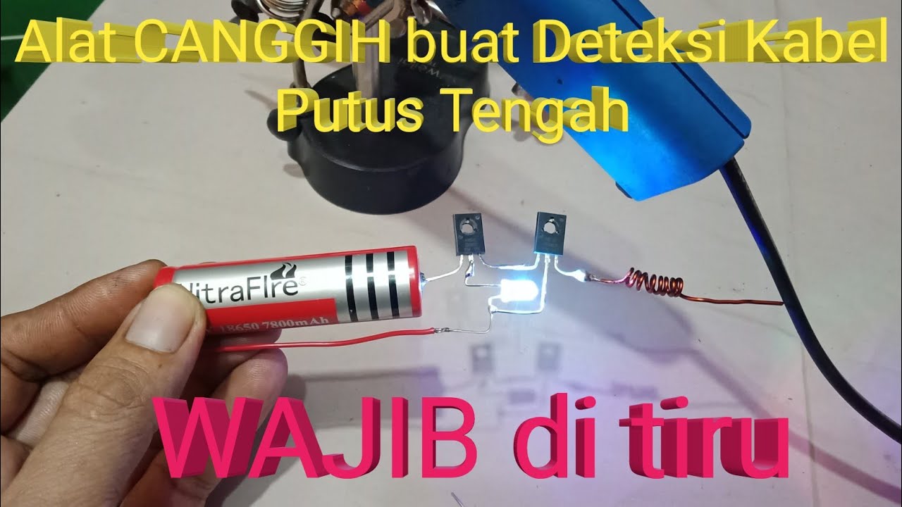 Alat Deteksi Kabel Putus Tengah SIMPLE... @Joindar Channel - YouTube