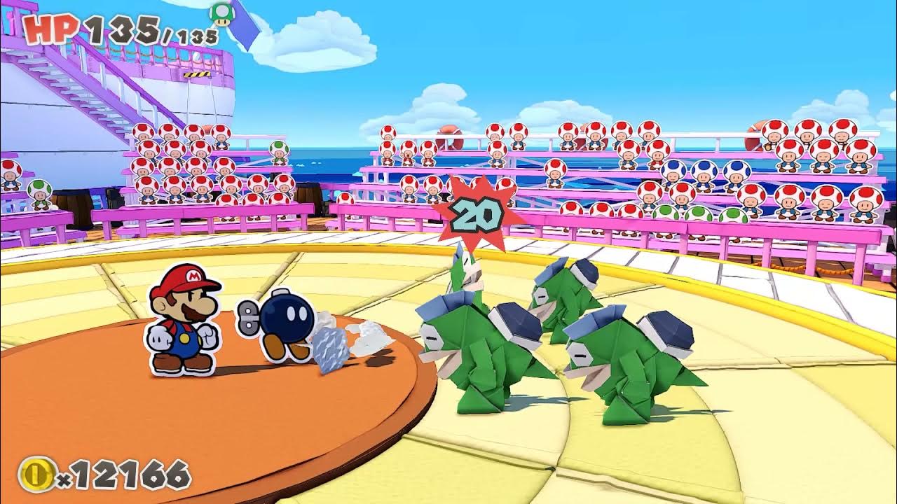 페이퍼 마리오 종이접기킹(Paper Mario The Origami King) - 8 - YouTube