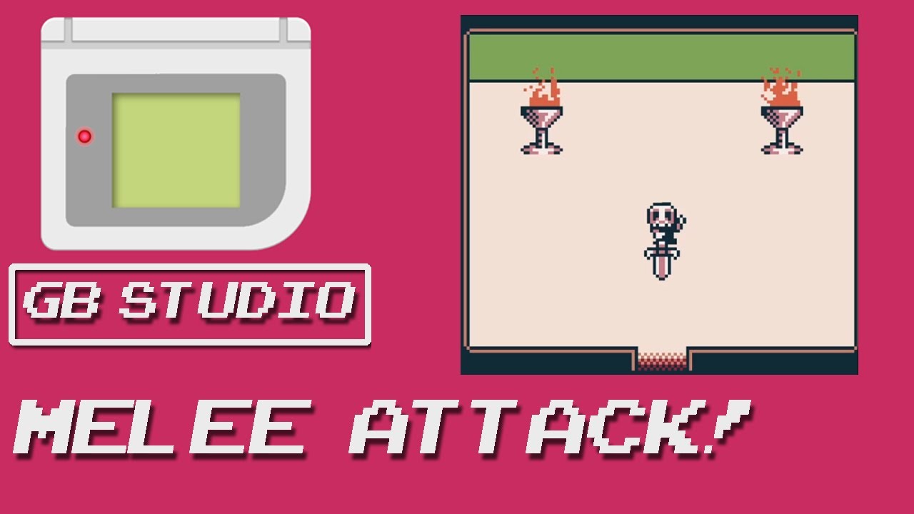 Gb Studio Tutorial:- Melee Attack (Zelda like) Version 2.0 - YouTube