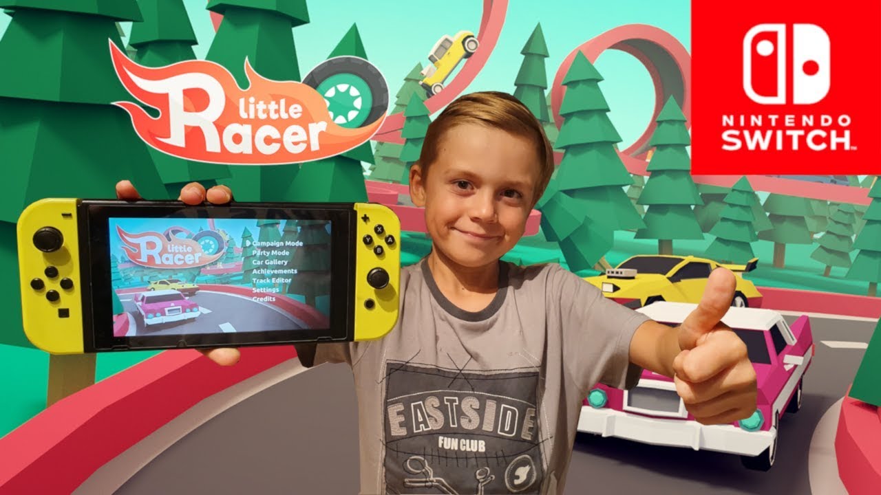 GRAM Z TATĄ - LITTLE RACER NA NINTENDO SWITCH - YouTube