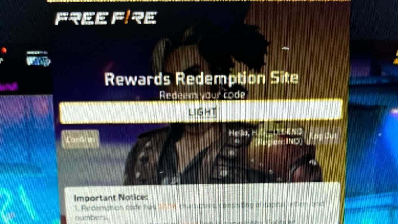 REEDEM CODE | FREE FIRE OFFICIAL - YouTube