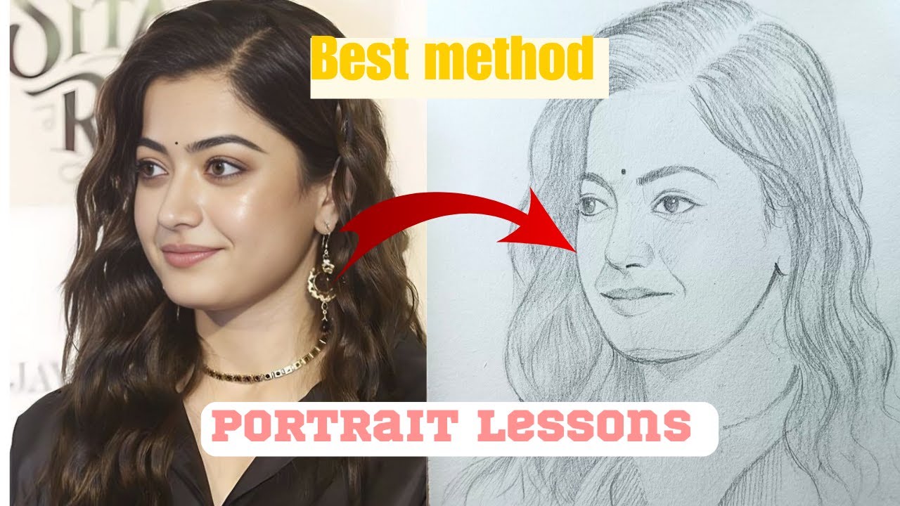 Portrait drawing for beginners - YouTube