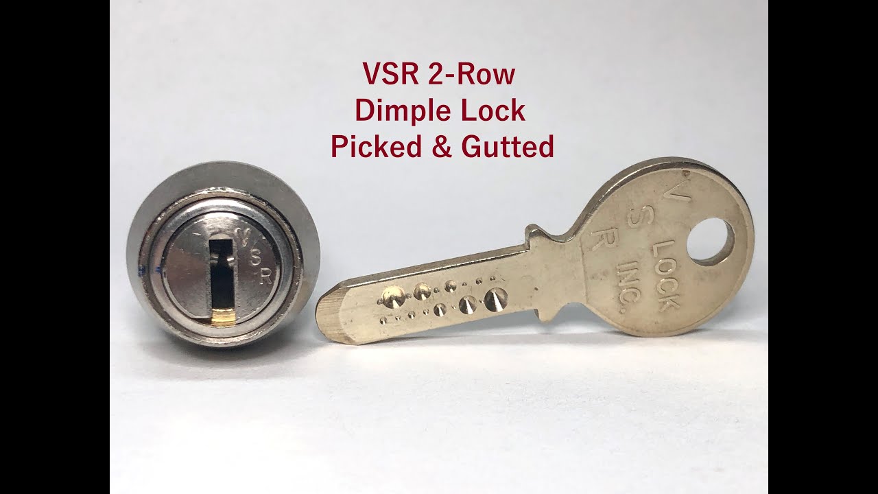 016 VSR 2 Row dimple lock. Pick and gut. Blue. - YouTube